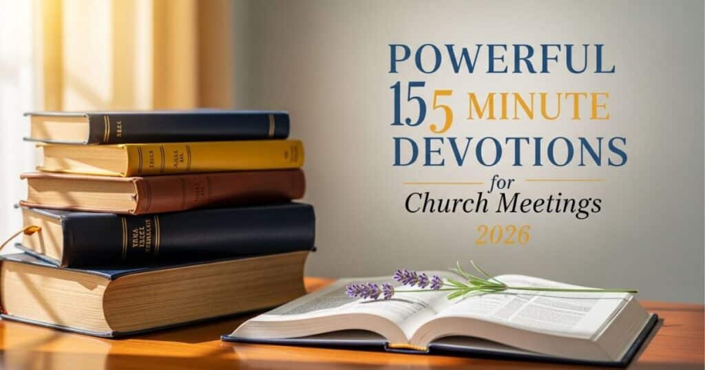 15 Powerful 5 Minute Devotions for Church Meetings 2026